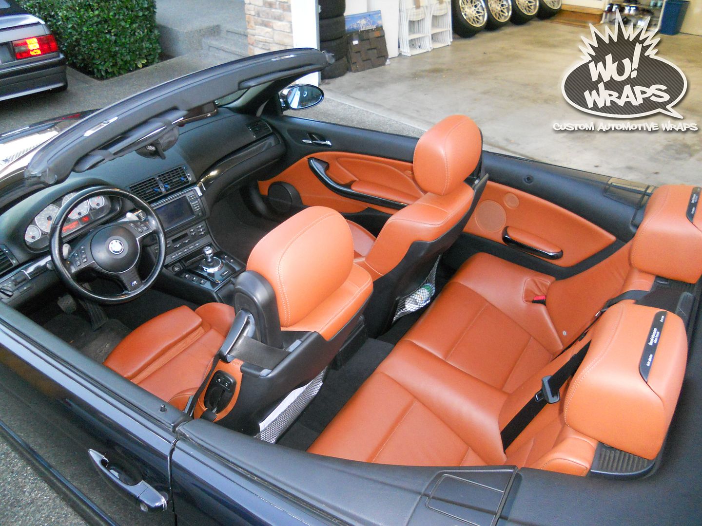 BMW e46 coupe interior trim Avery Supreme Brushed Titanium vinyl wrap ...