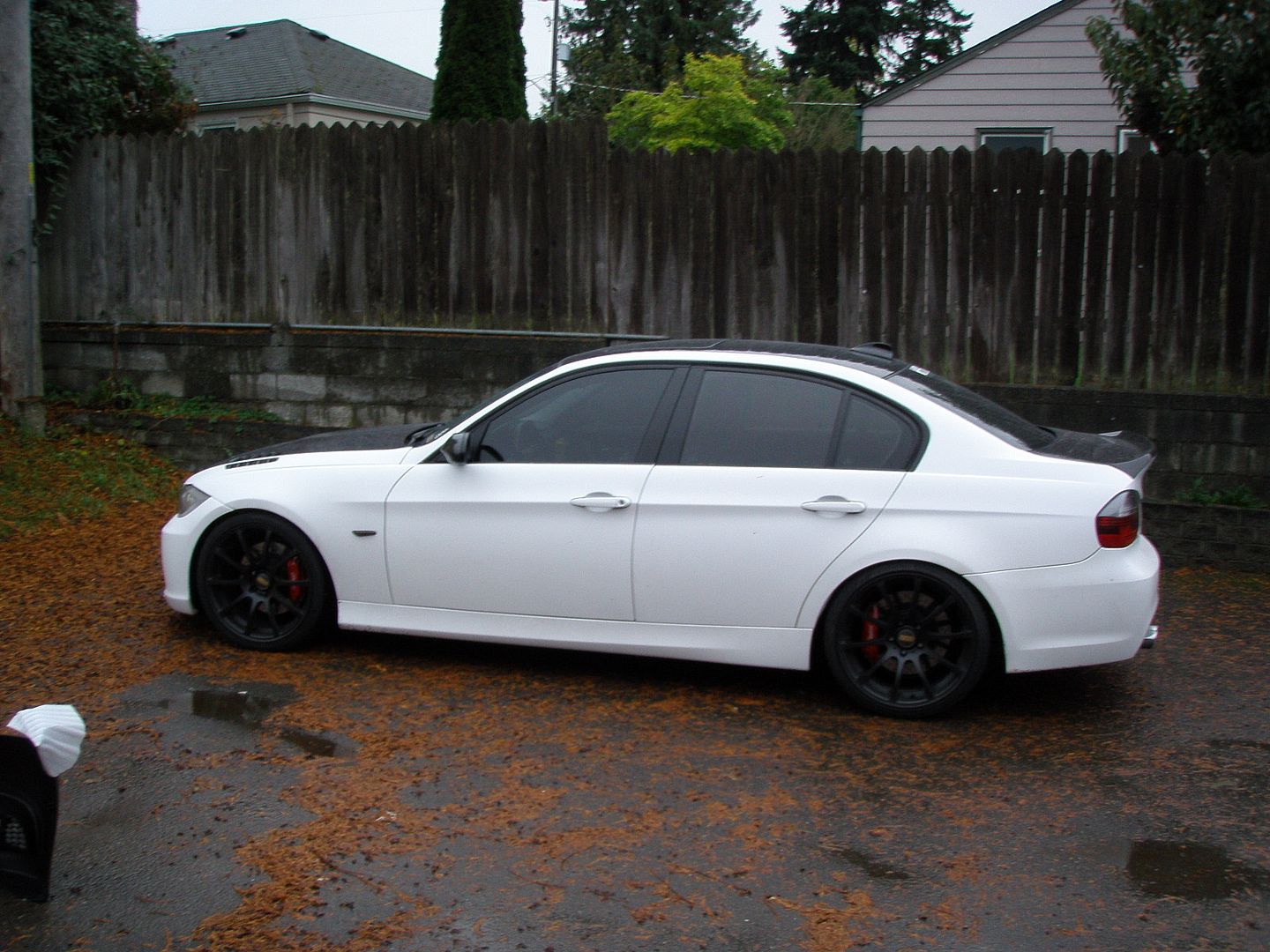 bmw e90 m3 bumper wrapped in matte white! teaser! | E46 Fanatics Forum