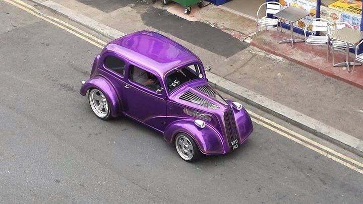 Purple ford pop in Southend with tv crew | Rods 'n' Sods - UK Hot Rod ...